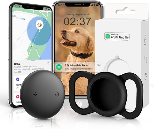 GPS Tracker for Dogs & Cats Apple Find My No Fee Anti-Lost Pet Finder Tag 744759694225 | eBay