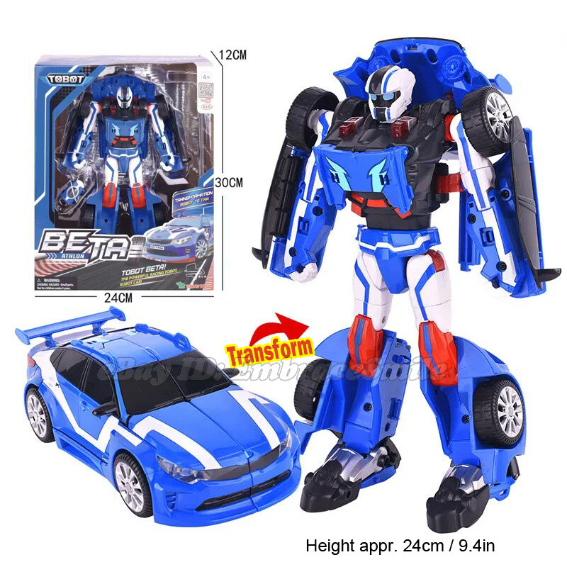 Tobot V Beta Plus Vehicle Transforming Robot Sports Car Action Figure ...