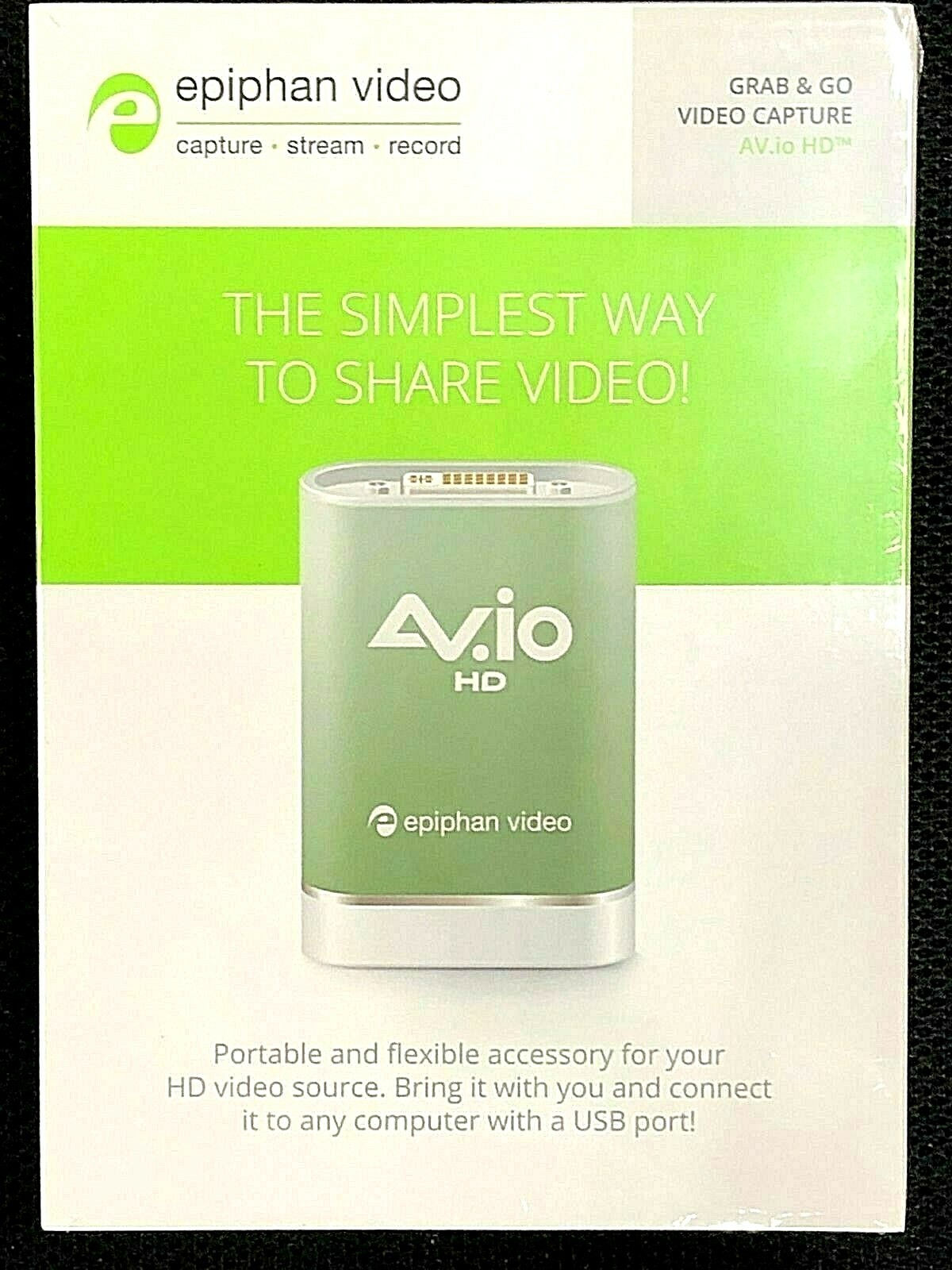 AV.io HD Grab and Go USB video capture for VGA DVI HDMI up to 1080p ...