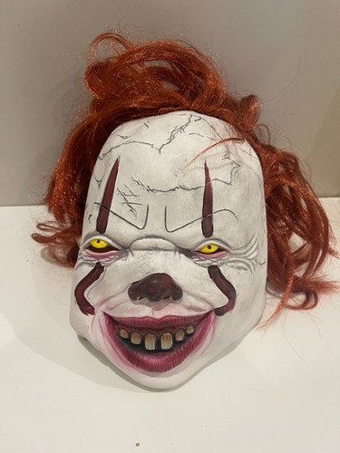 Penny Wise Clown Mask Stephen Kings It Halloween Cosplay Full Mask ...