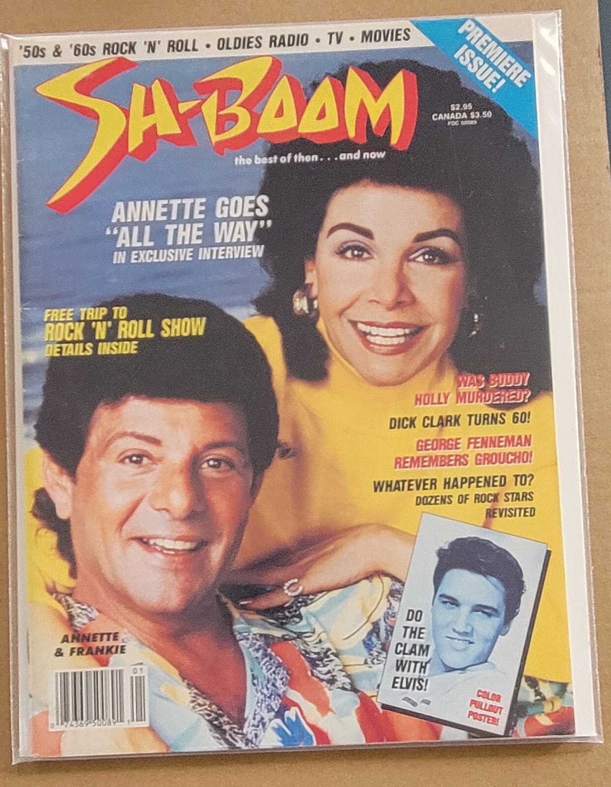 Sh-Boom 1989 Magazine Anette Funicello, Elvis Presley, Groucho Marx | eBay