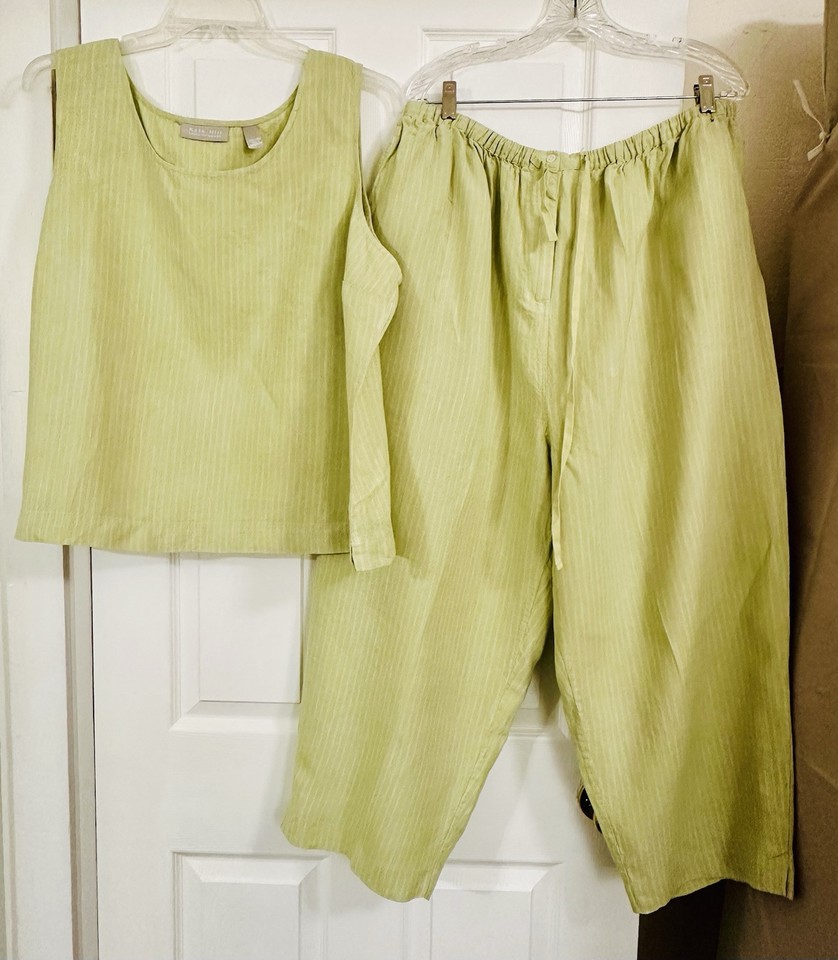 Plus Sized Women’s Kate Hill Linen Set - Tag Missing (Size 2X or 3X) | eBay