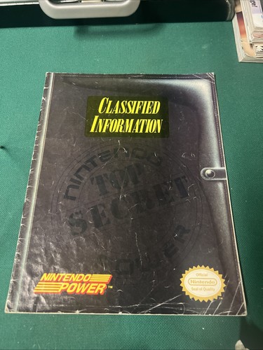 Nintendo Power: Classified Information Booklet Strategy Guide (NES ...