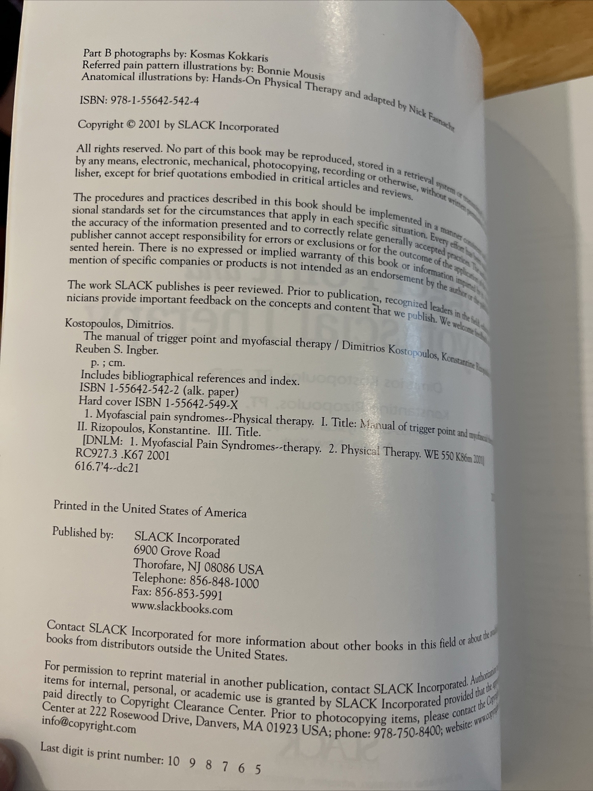 Manual of Trigger Point and Myofascial Therapy by Konstantine ...