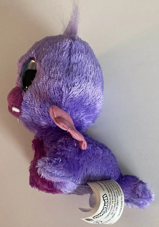 Hatchimals Spin Master Purple Bird Plush Toy Pink Wings Heart Blue ...