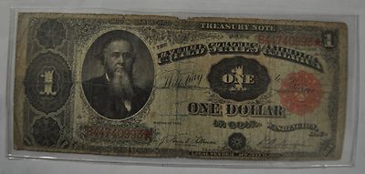 1891 Stanton Large Treasury Note $1 Red Seal Star | eBay
