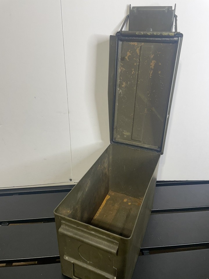WWII Military Ammo Box 620 Cal .30 Cartridges Blank M1909 Cartons ...