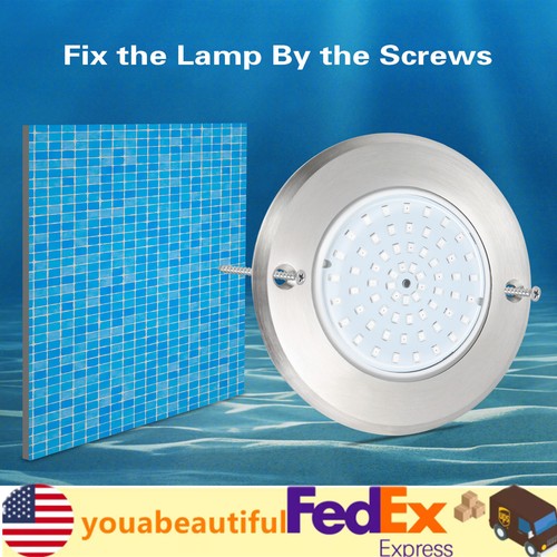 6W 12V Led Swimming Pool Light Spa Light Ip68 Adjustable Light Color RGB | eBay