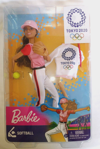 Barbie Tokyo 2020 Olympics Softball Doll - You Can Be Anything Series ...