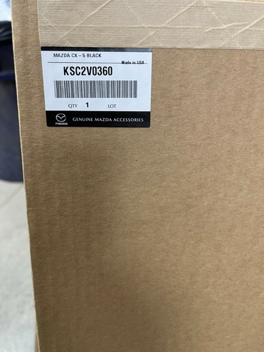 GENUINE MAZDA black rubber cargo tray / liner 2022-2024 CX-5 (KSC2-V0 ...