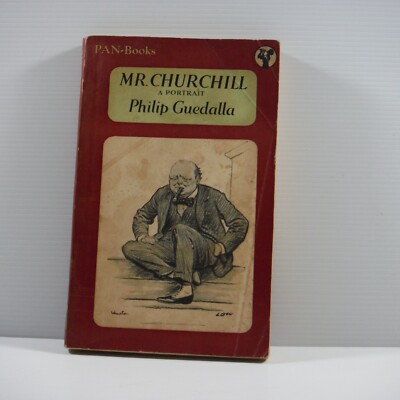 Mr Churchill Book Paperback by Philip Guedalla vintage Pan 1951 true ...