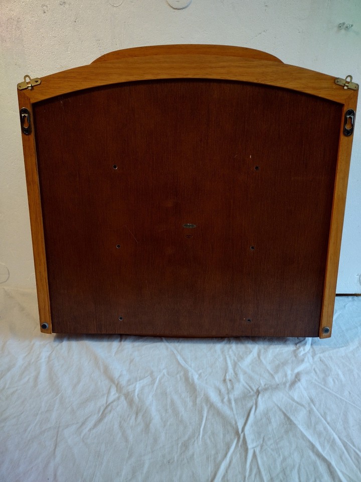 Franklin Mint Precision Models Wood Wall Display Shelf Rack 21" x 21 ...