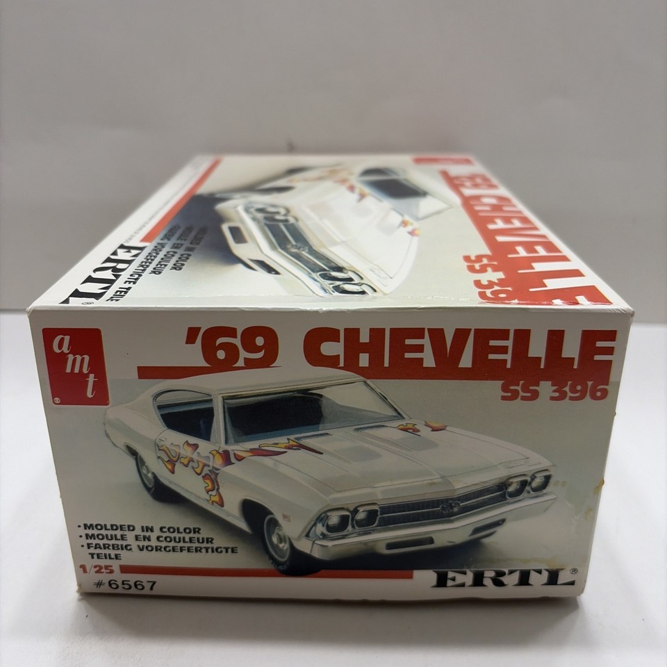AMT Ertl 1/25 1969 69 Chevrolet Chevelle SS 396 Model Kit 1980s Vintage ...