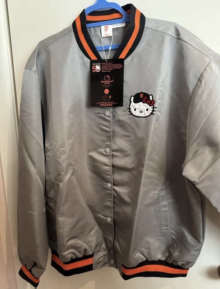New SF Giants Hello Kitty VIP Bomber Jacket Men’s Small S not jersey | eBay