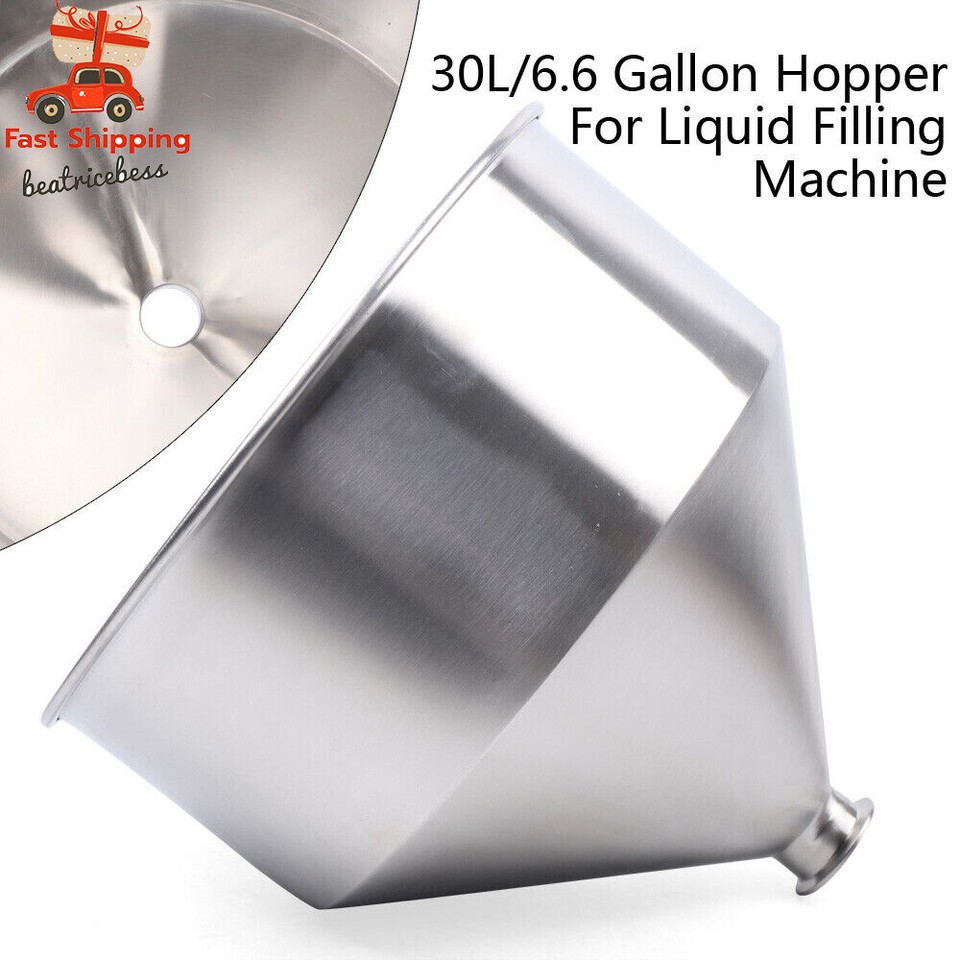 30L Hopper Tank 304 Stainless Steel Hopper for Paste Liquid Filling ...