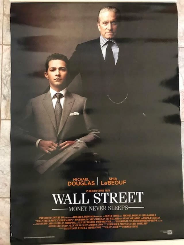Wall Street Money Never Sleeps Movie Poster