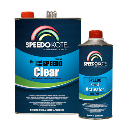Extremely Fast Dry Clear Coat, 4:1 Spot Clearcoat slow Gallon Kit, SMR ...