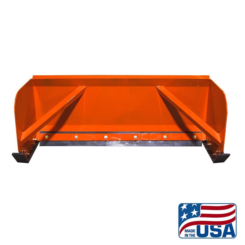 5' SKID STEER SNOW PUSHER BOX/BOBCAT/KUBOTA/QUICK ATTACH/FREE SHIPPING ...