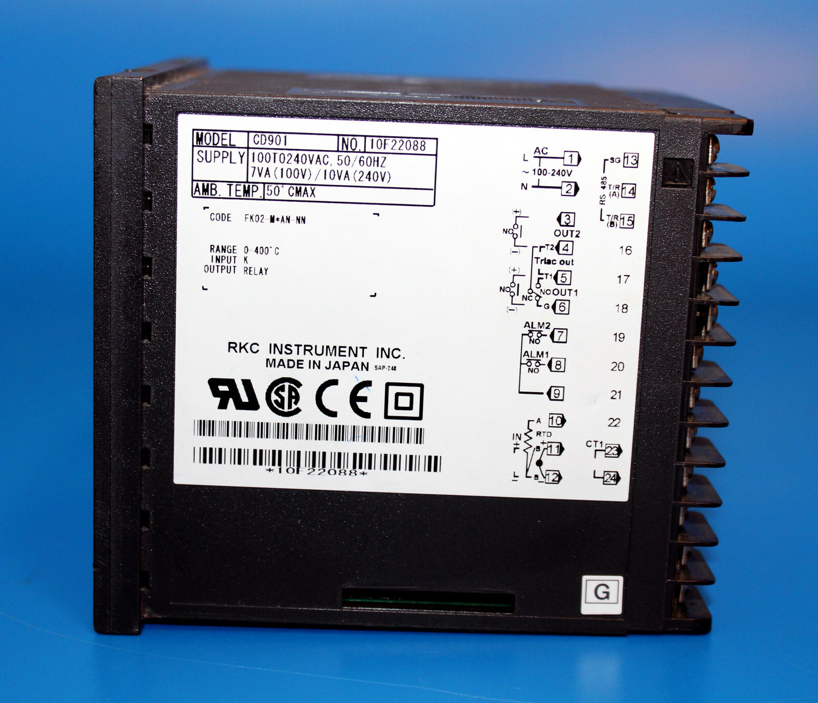 RKC CD901 Digital PID Temperature Controller FK02-M*AN-NN / appear ...