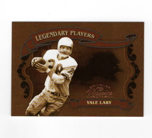 2006 Donruss Classics Legendary Players /1000 Yale Lary Lions C-182 | eBay