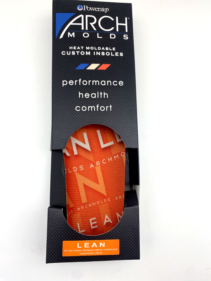 Powerstep Archmolds Heat Moldable Custom Insoles G Lean M 9-9.5 W 10.5 ...