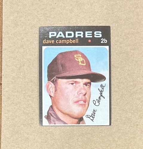 1971 Topps Baseball Dave Campbell San Diego Padres Card #46 | eBay