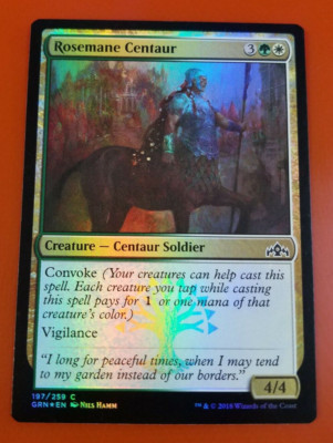 1x Rosemane Centaur | FOIL | Guilds of Ravnica | MTG Magic Cards | eBay