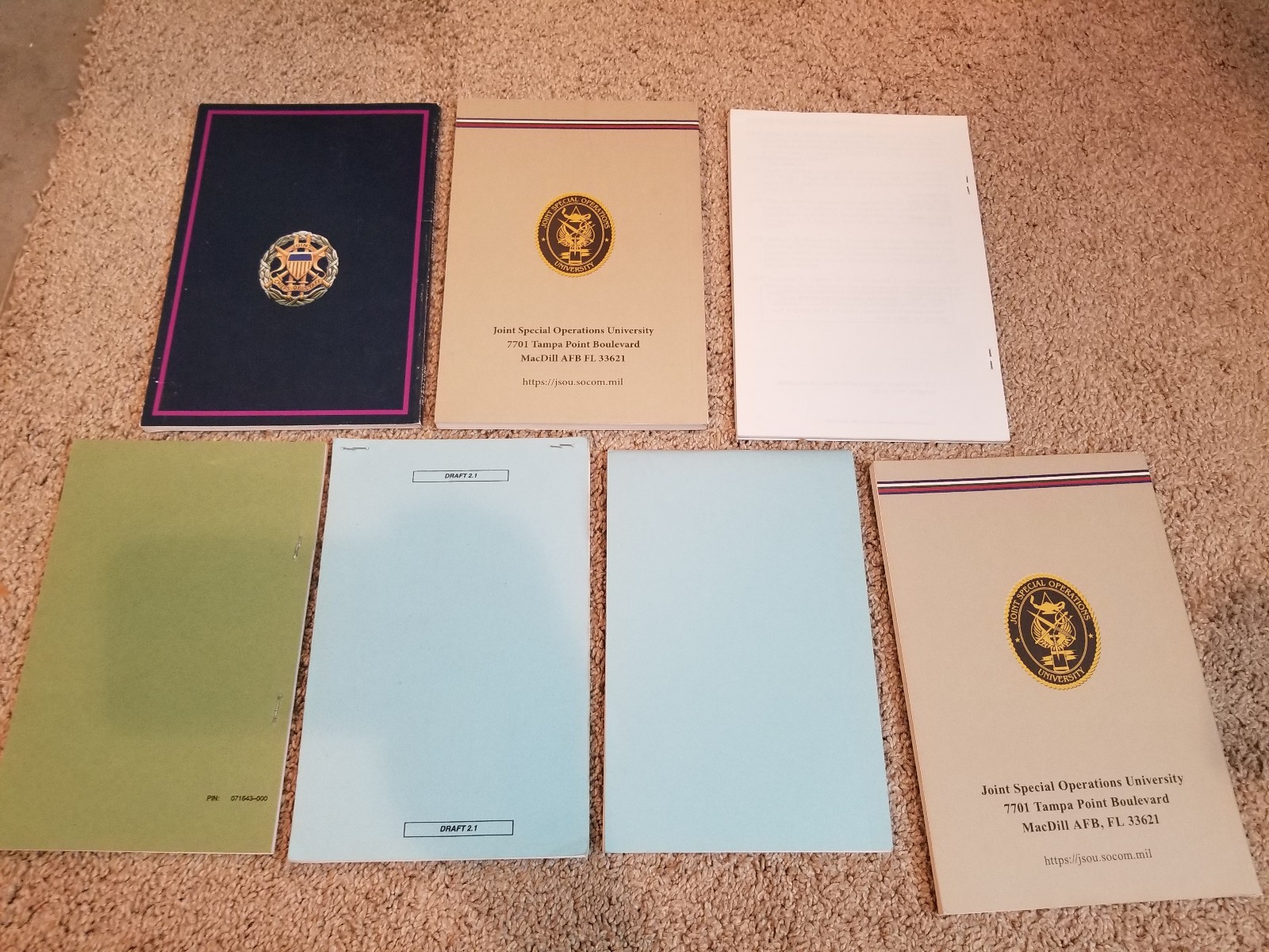 Military Pamphlets Lot of 7 Paperback Pamphlets - Various Subjects. | eBay