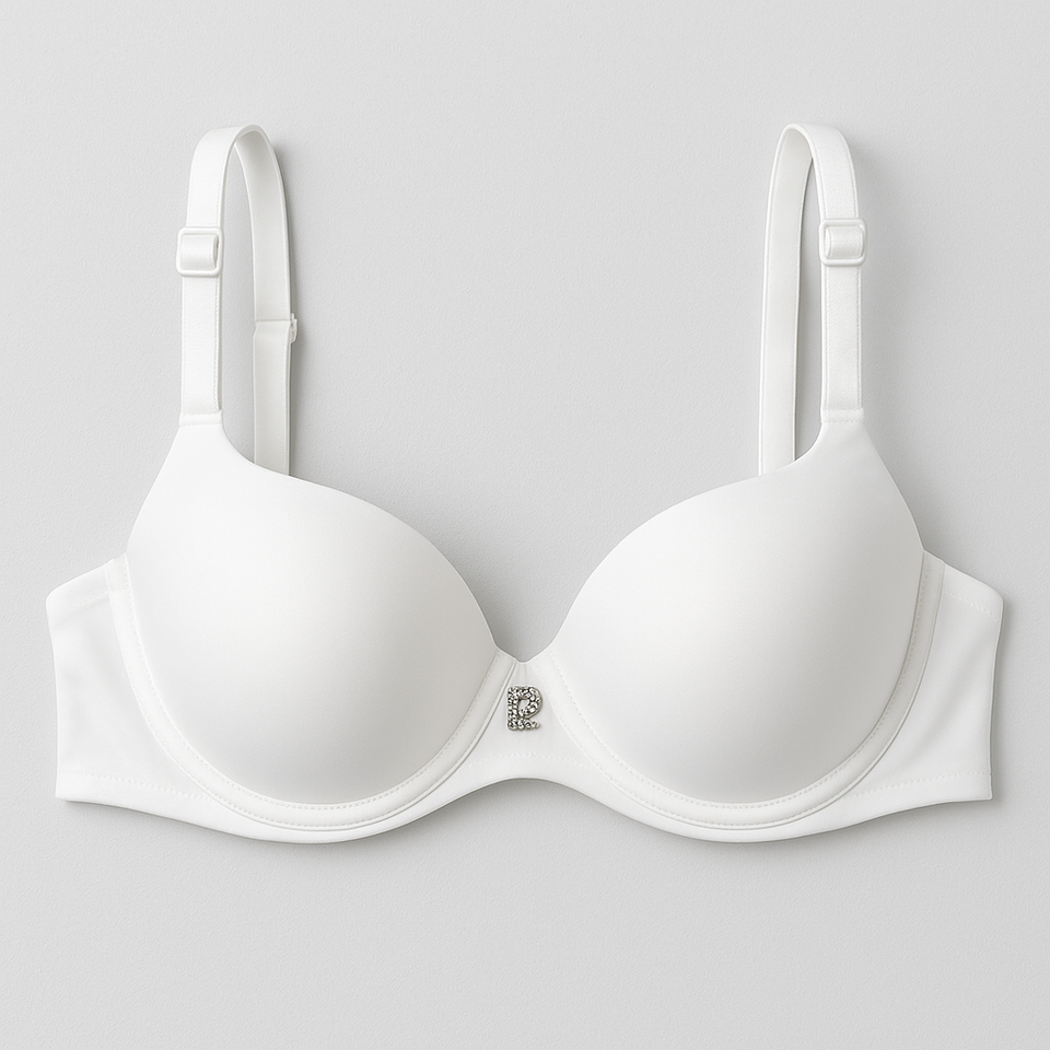 Pierre Cardin 4066 Lightly-Padded Underwired Bra with Rhinestone Charm ...