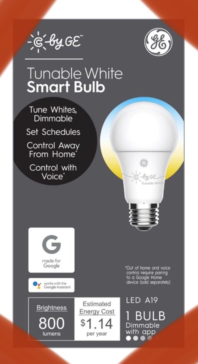 Intelligent General Electric C-Sleep A19 Smart LED Light Bulb GE ...