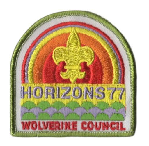 77 Horizons Wolverine Council BSA Patch GN Bdr. [VA-3413] | eBay
