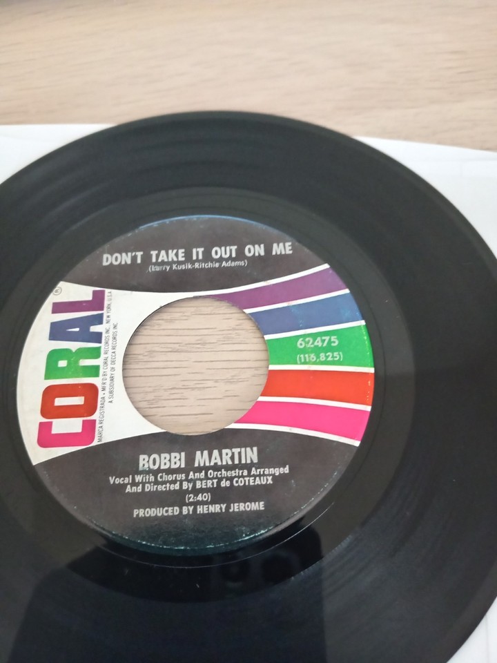 Bobbi Martin - Something On My Mind. Northern Soul 45. Coral. VG ...