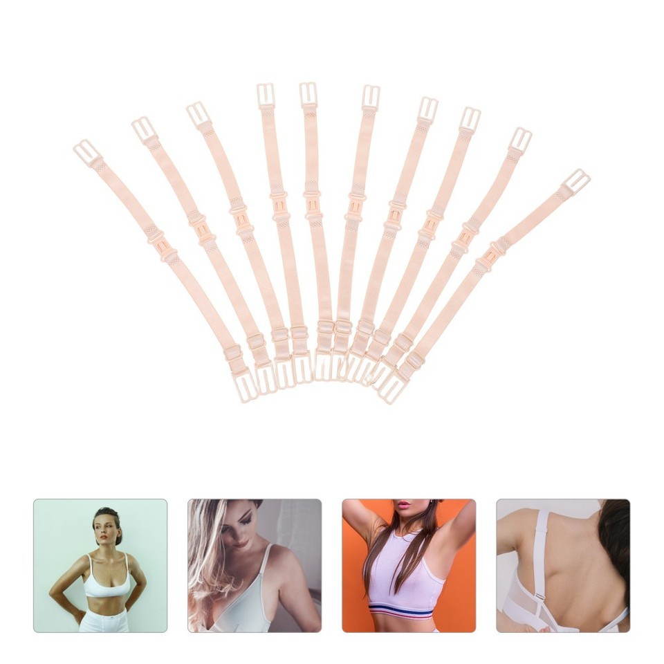 10pcs Bra Strap Holder Bra Strap Clips Replacement Nonslip Shoulder ...