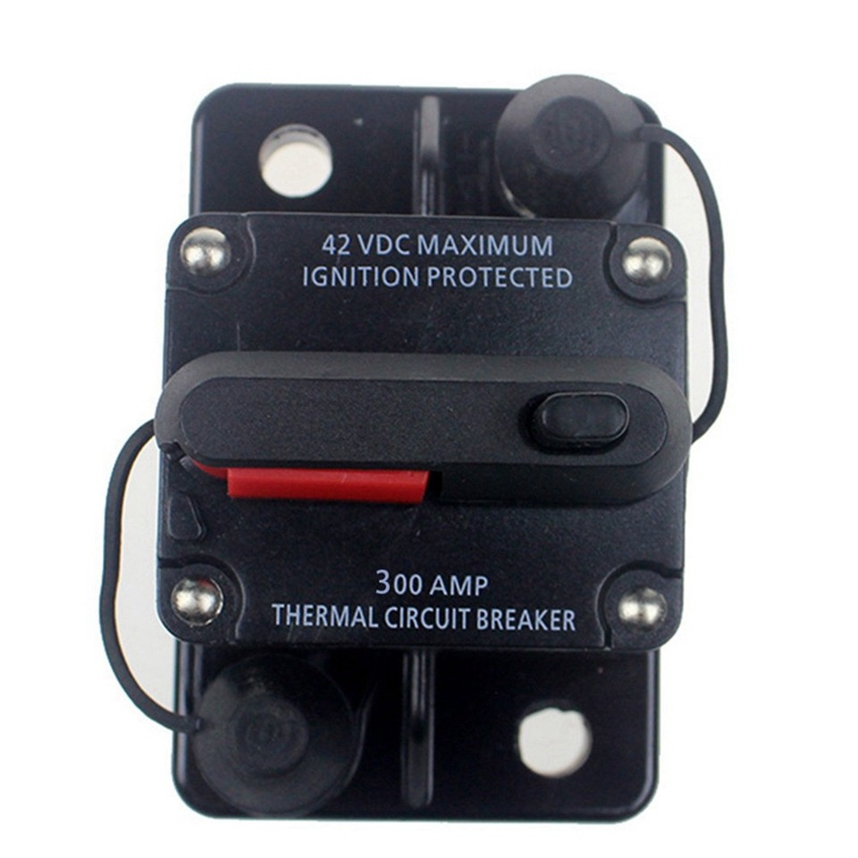 300A Circuit Breaker Dual Battery IP67 12V 24V Fuse Manual Reset ...