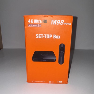 M98 Pro Android 10 ATV 4K UHD Dual WiFi Bluetooth Set Top TV Box w/ Voice Remote | eBay
