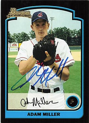 2003 Bowman #BDP31 Adam Miller Indians Signed Auto *L639 | eBay
