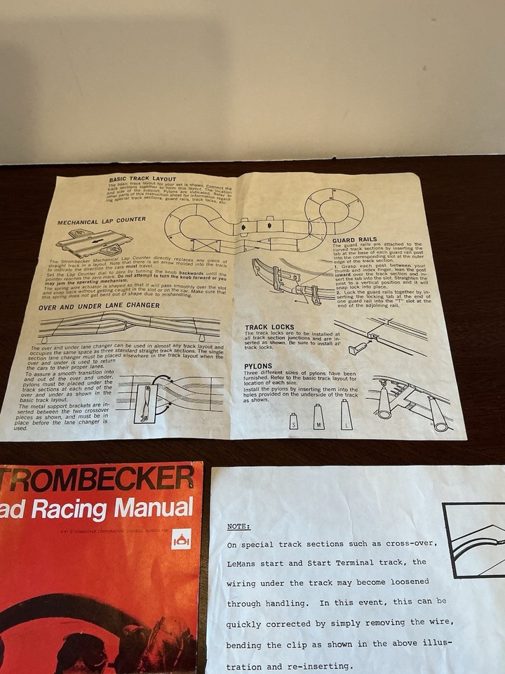 Vintage Strombecker 1/32 Scale Sebring Road Racing Slot Car Set 19ft ...