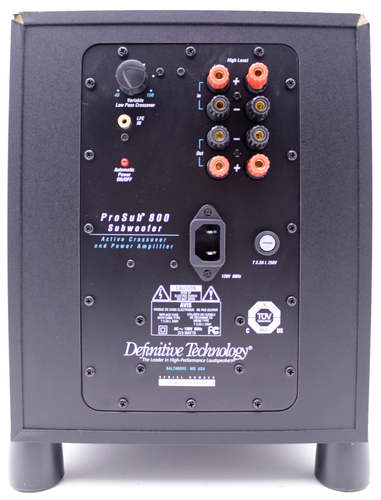 Definitive Technology ProSub 800 Power Subwoofer Black Tested | eBay