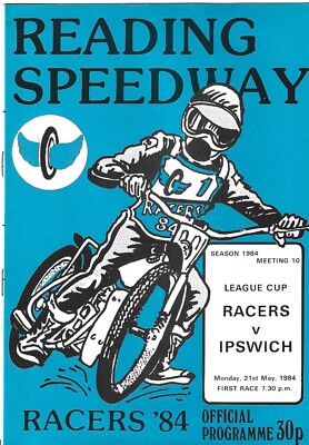 READING V IPSWICH 21/5/1984 BLANK SPEEDWAY PROGRAMME | eBay UK