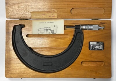 Scherr Tumico 02-0856-04 Solid Frame Micrometer, 5-6" Range, .001 ...