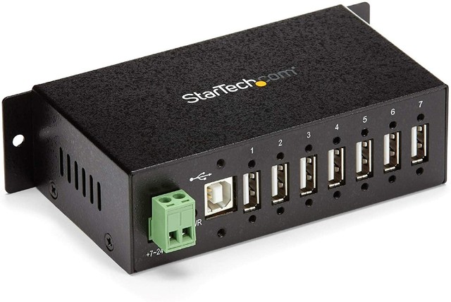 StarTech ST7200USBM Mountable Rugged Industrial 7 Port USB Hub for sale ...
