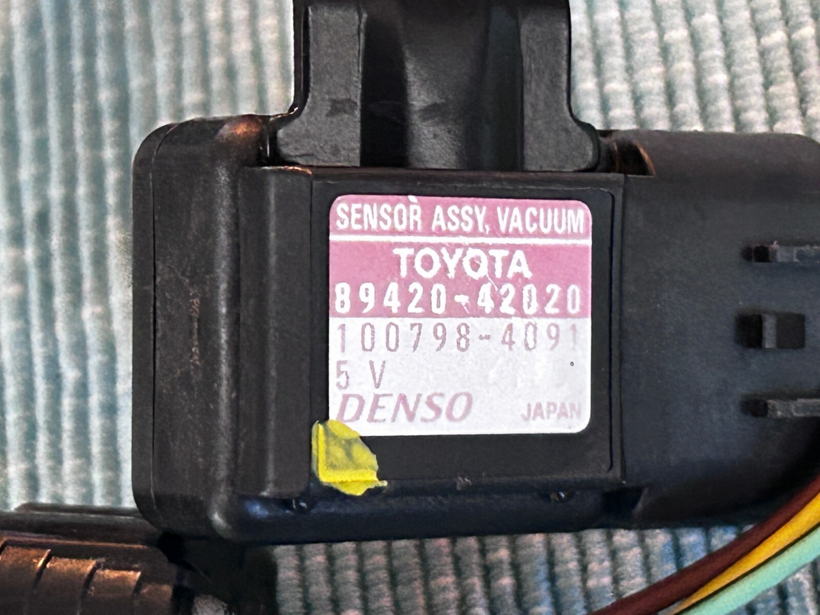 96-00 Toyota Rav4 Manifold Absolute Pressure Sensor 2.0L 89420-42020 ...