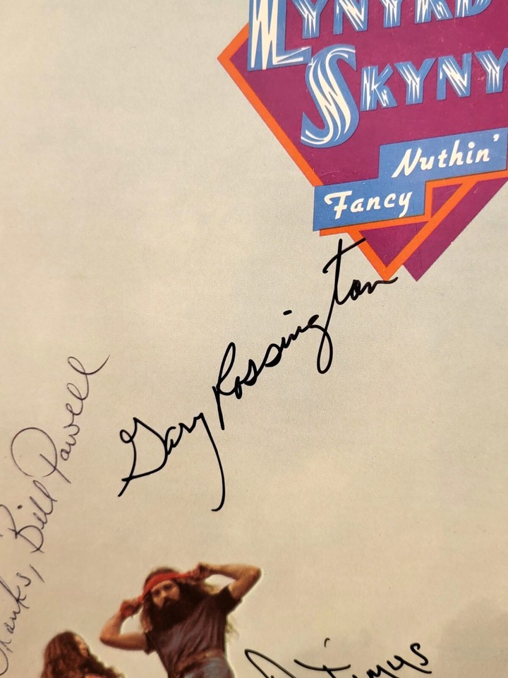 Lynyrd Skynyrd Signed LP Album Includes Ronnie Van Zant Autograph | eBay