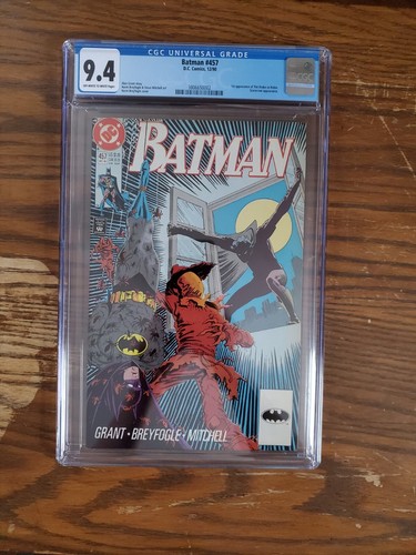 BATMAN #457 CGC 9.4 OFF-WHITE TO WHITE PAGES TIM DRAKE BECOMES ROBIN ...