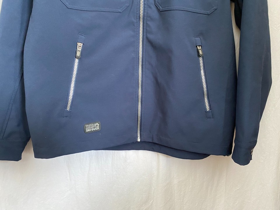 Dri-Duck DDX Mens M Navy Coat Midweight Water Repel Kubota Tractor ...