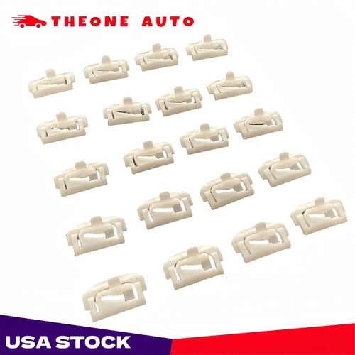 20 × Windshield & Rear Window Trim Molding Clips For 1975-1990 Chevy ...
