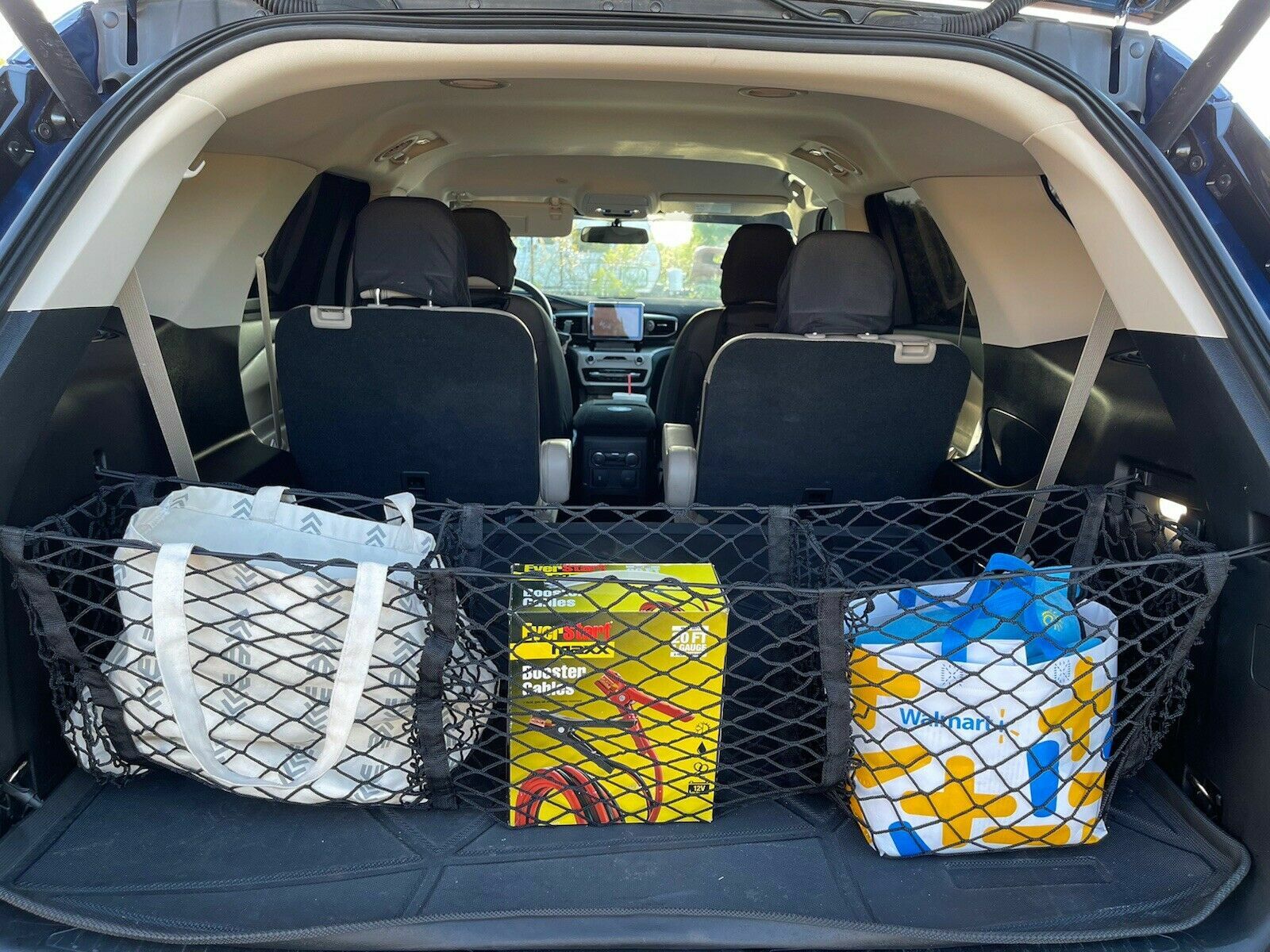 3 Pockets Trunk Organizer Mesh Storage Cargo Net for Ford Explorer 2020 ...