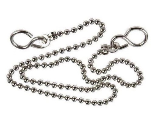 Chrome Sink Basin Bath Ball Plug Chain Replacement with S Hook Ends 18 ...