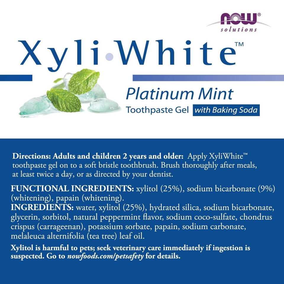 Xyliwhite Fluoride Free Toothpaste Gel With Xylitol For Fresh Clean ...
