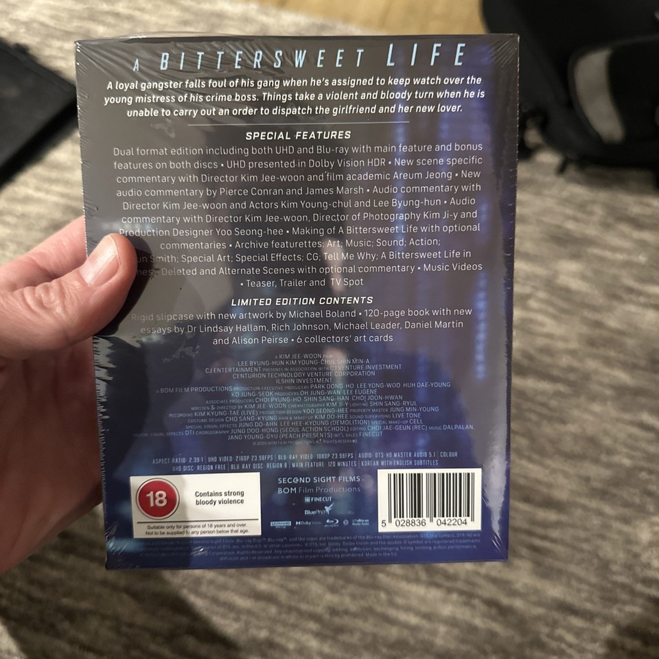 A Bittersweet Life (4K UHD Blu-ray) Second Sight Limited Edition Ships ...